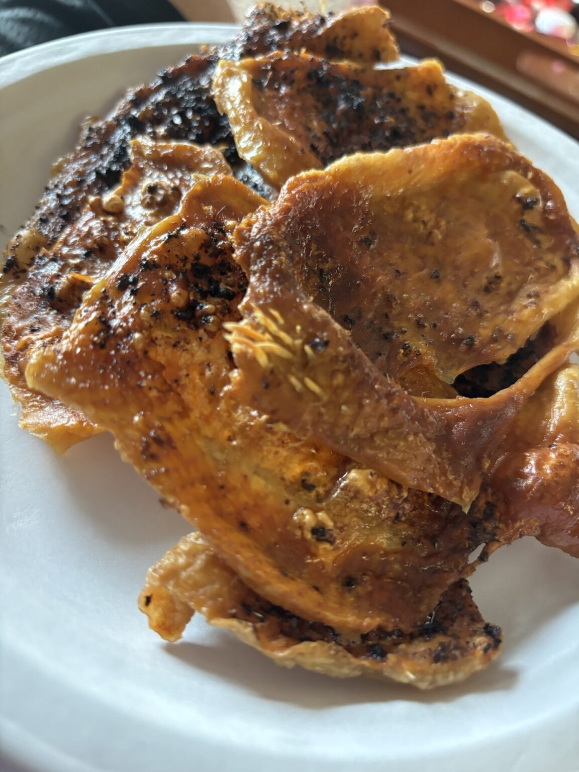 Crispy chicken skin crackers – Steve The Printer